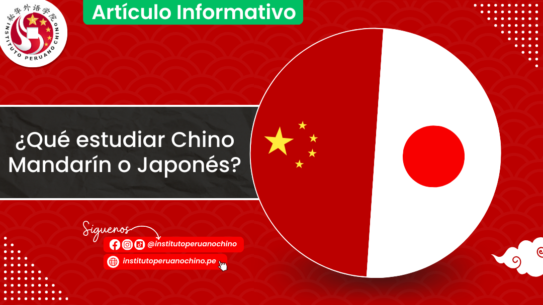 ¿Qué estudiar Chino Mandarín o Japonés? - Instituto Peruano Chino 🥇